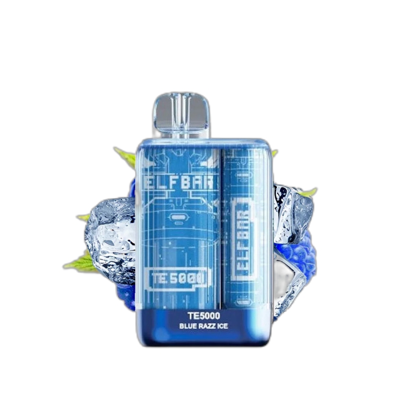 Elf Bar Te5000 Disposable 5000 Puffs Blue Razz Ice Vape Shop